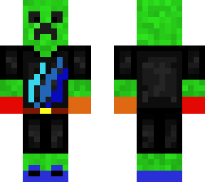Green+blue Preston playz | Minecraft Skin