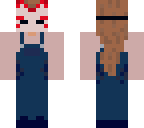 Kitsune mask | Minecraft Skin