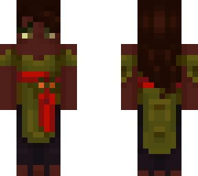 red ribbon | Minecraft Skin