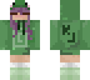 Girl Karl Jacobs Frog | Minecraft Skin