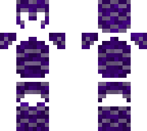 Netherrite armor Template | Minecraft Skin
