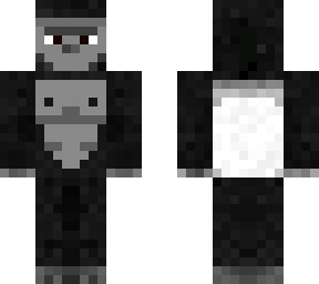 Silverback gorilla | Minecraft Skin