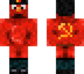soviet elmo | Minecraft Skin