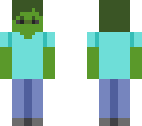 Cute Zombie UwU | Minecraft Skin
