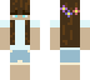 Girl with braids | Minecraft Skin
