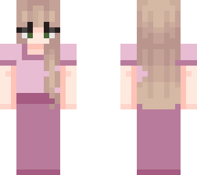 pink dress | Minecraft Skin