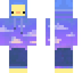 Purple contrast chick | Minecraft Skin