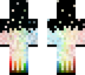 rainbow break off | Minecraft Skin