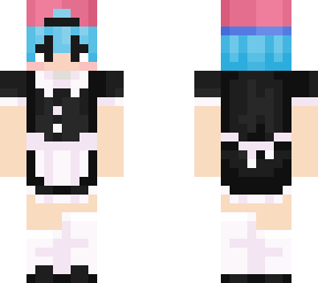 Boyfriend Maid Dress FNF | Minecraft Skin