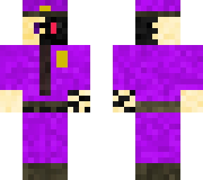corrupted purple guy | Minecraft Skin