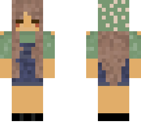 Cute Overall Girl | Minecraft Skin