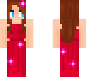 flowers red girl | Minecraft Skins