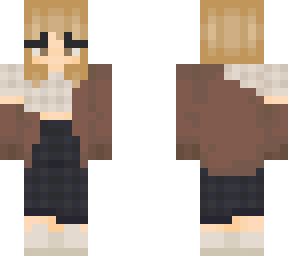 NOT MINE! Niki Nihachu off shoulder jacket:) | Minecraft Skin