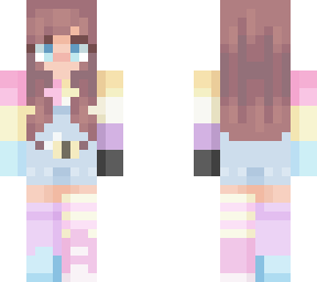 Pan/Non-Binary Girl | Minecraft Skin