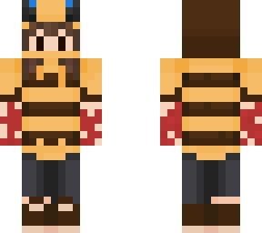 parker bee hoodie 2 | Minecraft Skin