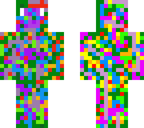 Rainbow Mess | Minecraft Skin