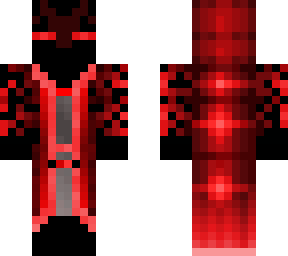 Red and black Magic | Minecraft Skin