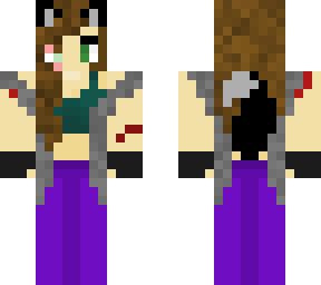 Ultima Wolf Girl w/ Wolf Scarf | Minecraft Skin