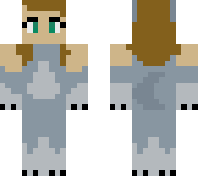 WereWolf Girl/woman | Minecraft Skin