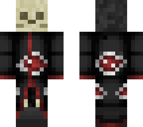 Akatsuki Skeleton | Minecraft Skin