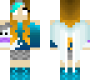 blue angel | Minecraft Skin