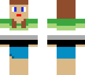 Female Aromantic Pride | Minecraft Skin