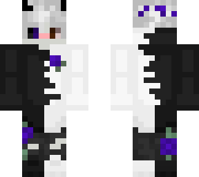 Ghost Half Human Half Demon | Minecraft Skin