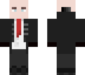 Hitman: Agent 47 Leather Trench Coat | Minecraft Skin