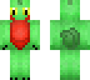 Treecko rediseado | Minecraft Skin
