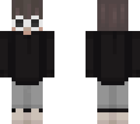 Black and Gray Clout Goggles | Minecraft Skin
