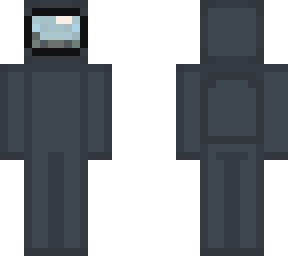 Black Crewmate | Minecraft Skin