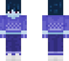 blue enby elf??? | Minecraft Skin