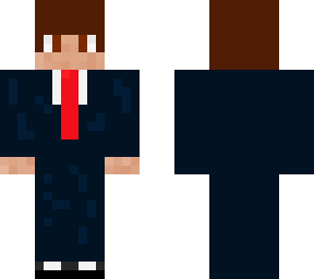 President Suit Brown Hair Minecraft Skins