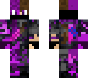 Corrupted Purple Knight | Minecraft Skin