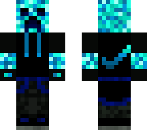creeper azul demo | Minecraft Skins