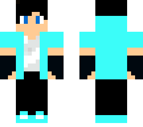 cyan boy | Minecraft Skin