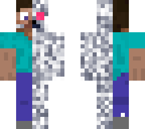 Cyborg Steve | Minecraft Skin