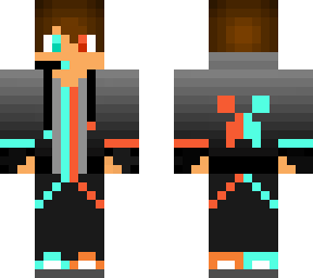 Fire and ice gamer | Minecraft Skin