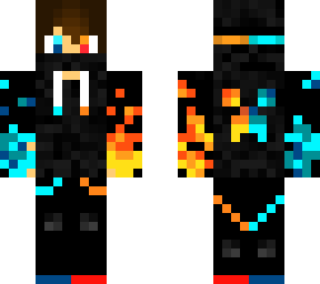 minecraft water fire skin | Minecraft Skins
