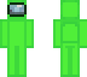 Lime Crewmate | Minecraft Skin