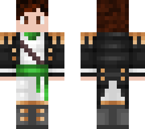 My Military/ Servide Suit (LMANBURG UNIFORM BLACK) | Minecraft Skin