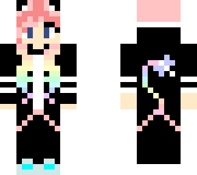 rainbow cat Helena | Minecraft Skin