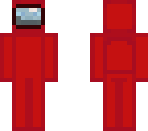 Red Crewmate | Minecraft Skin