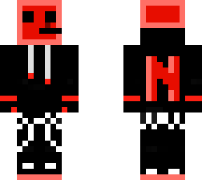 Skin de limo de minecraft de color rojo gamer | Minecraft Skin