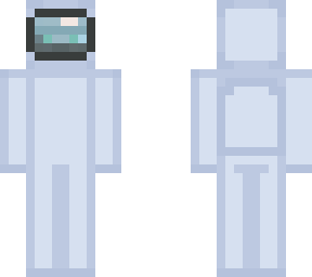 White Crewmate | Minecraft Skin