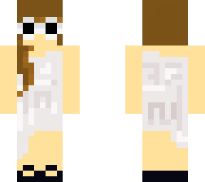 white dress | Minecraft Skin
