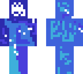 blue man | Minecraft Skin