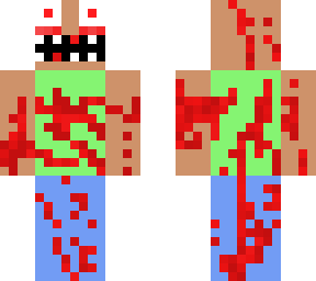 Horror Noob, With Removable Eyes! | Minecraft Skin