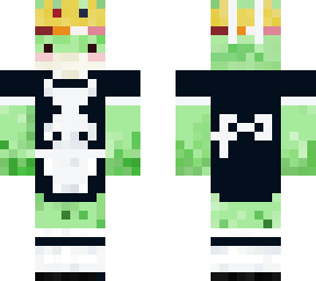 Maid dress Phrog King | Minecraft Skin