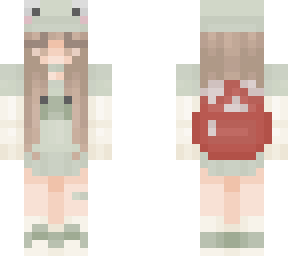 Frog Backpack boy | Minecraft Skin